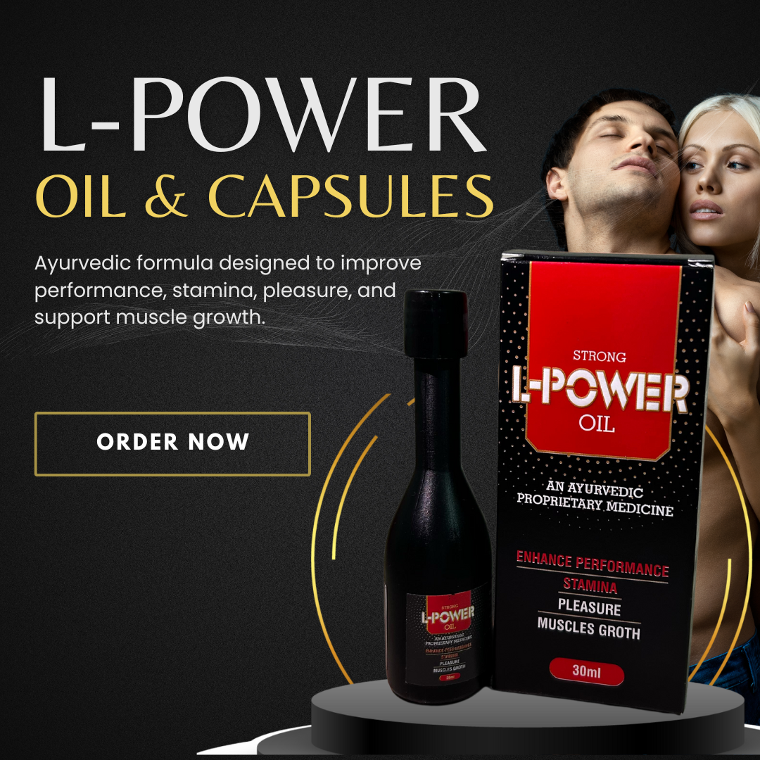L-Power Strong Ayurvedic Massage Oil – Men’s Vitality Booster (30ml ...